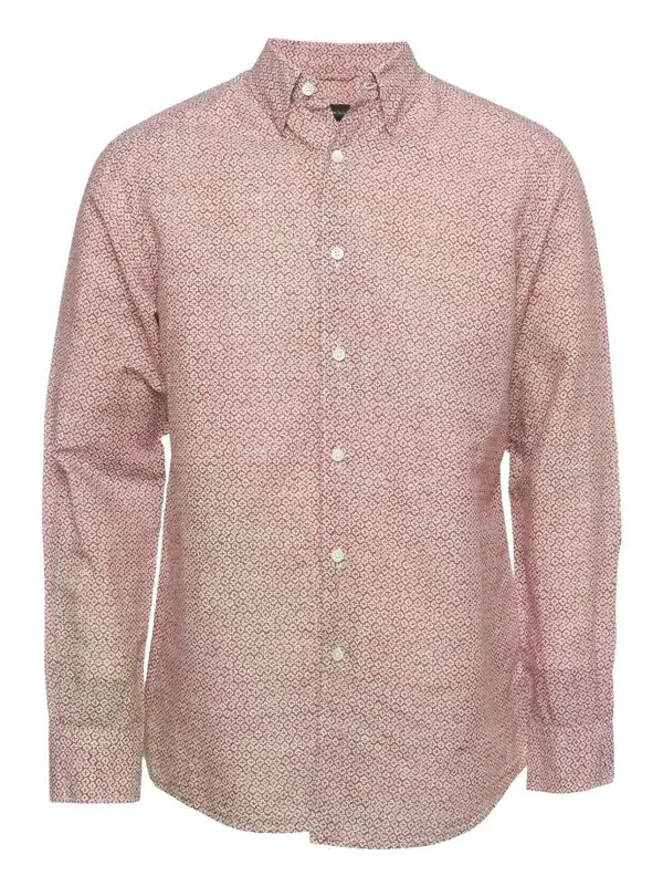 Ermenegildo Zegna Printed Button-down Shirt - Red