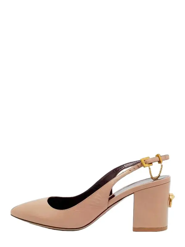 Gucci Pointed-toe Leather Heeled Pumps - Neutrals