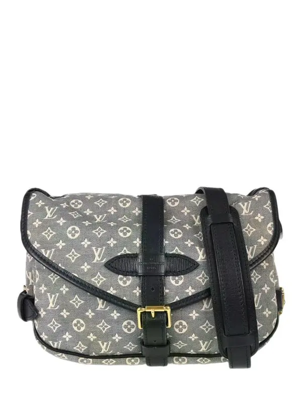 LOUIS VUITTON 2012 Monogram Idylle Saumur Pm Shoulder Bag - Grey