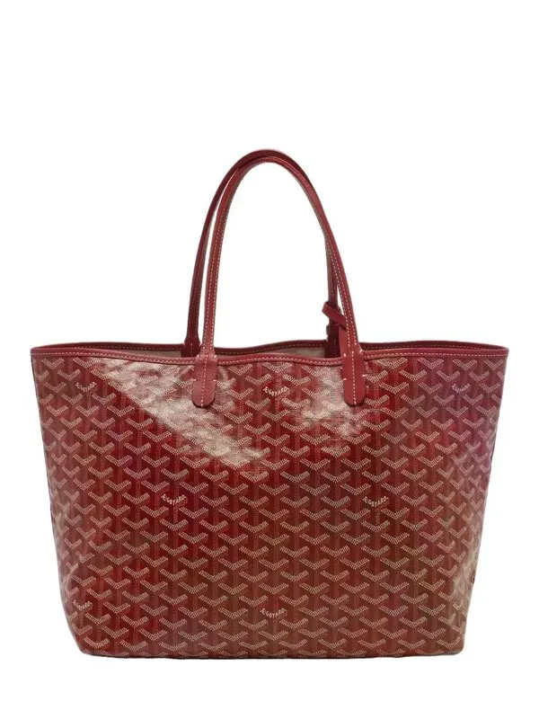 Goyard 2020 Pm Saint Louis Goyardine Tote Bag - Red