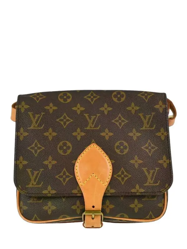 LOUIS VUITTON Mm Monogram Cartouchiere Shoulder Bag - Brown