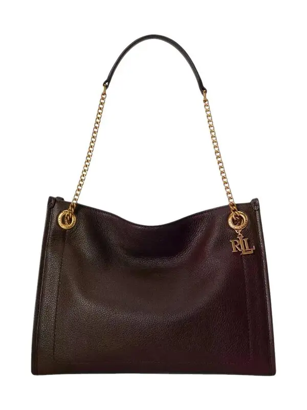 Ralph Lauren Medium Bradley Pebbled-leather Tote Bag - Brown