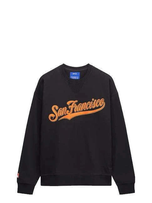 Terez San Francisco Giants Cloud Embossed Sweatshirt - Black