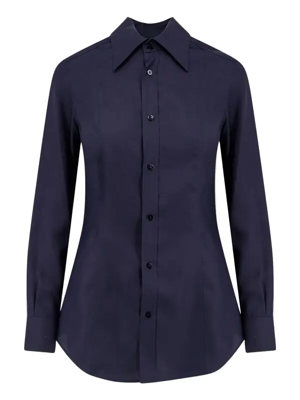 Gucci Silk Shirt - Blue