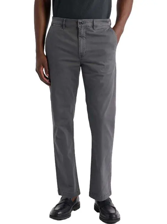 FLINT & TINDER BY HUCKBERRY 365 Straight Leg Chino Pants - Charcoal