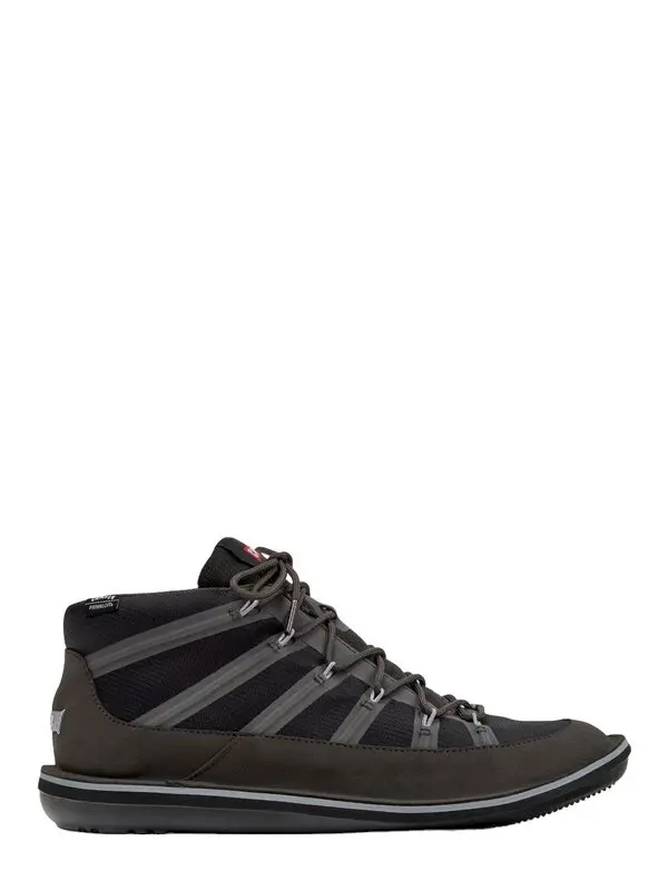 Camper Beetle Bi Slip-on Ankle Boots In Technical Fabric And Suede - Multicolor