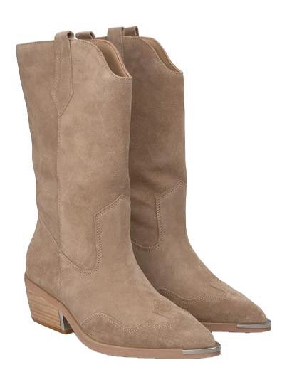 ALMA EN PENA Half Cowboy Bootie - Vison
