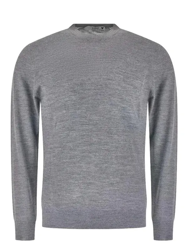 CUSTOMER LOVERS Crew-neck Virgin-wool Sweater - Grey