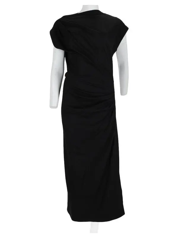 MARANT ETOILE Marant-inspired Effortless Crepe Dress - Black