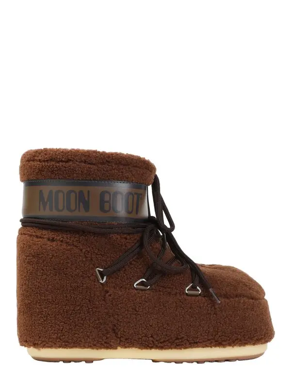 Moon Boot Icon Low Fleece Mini Boot - Brown