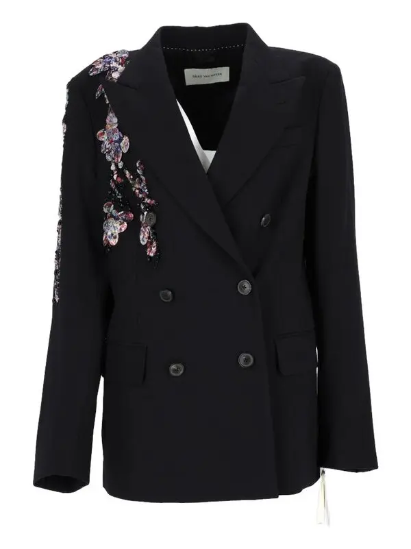 Dries Van Noten Wool Jacket For - Black