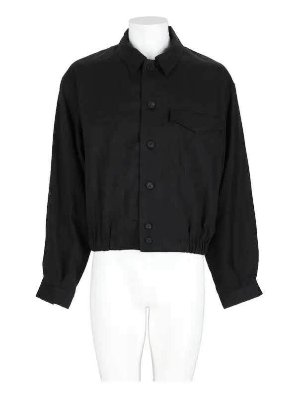 Jacquemus Sports Jacket In Textured Jacquard - Black