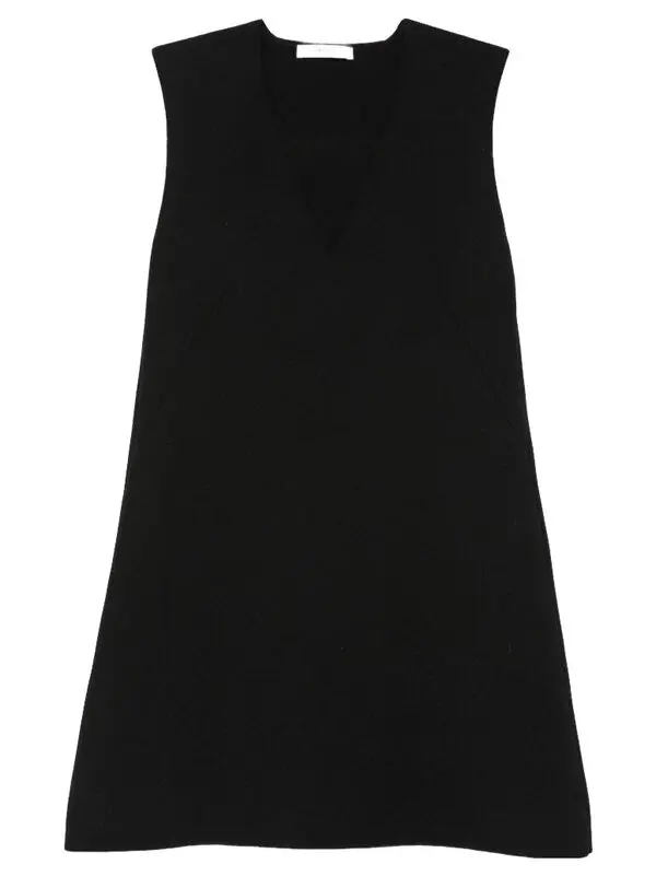 Fendi Wool Short Dress - Black