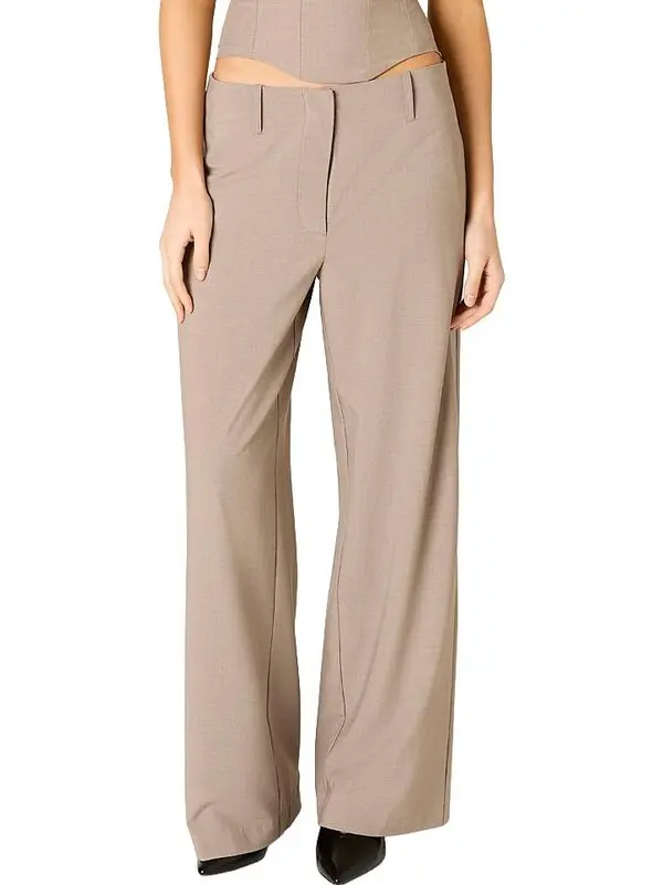 NIA Trent Straight Pants - Grey