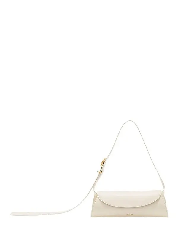 JIL SANDER Cannolo Small Leather Shoulder Bag - Seashell