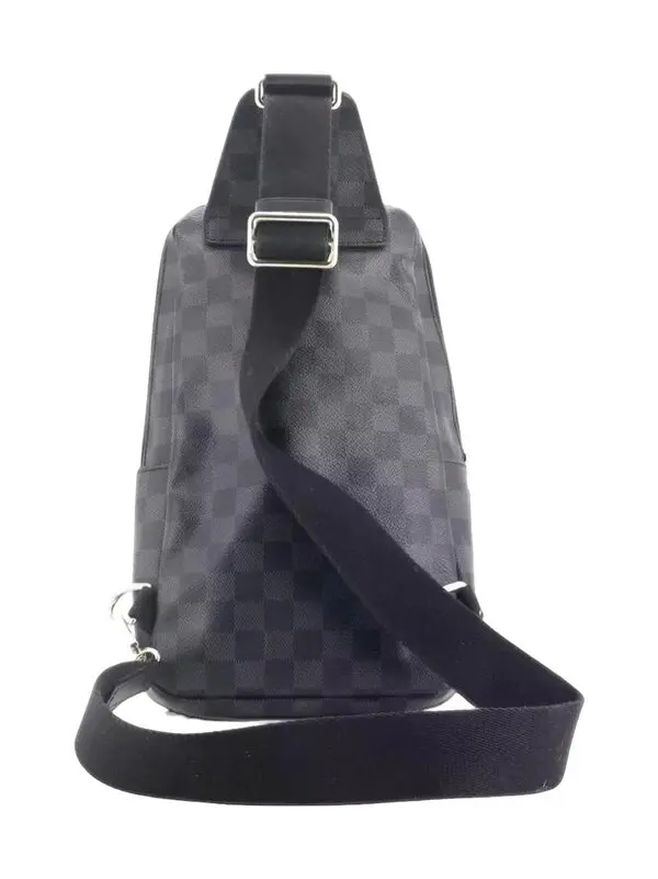 LOUIS VUITTON Avenue Sling Bag Damier Graphite Crossbody Bag - Black