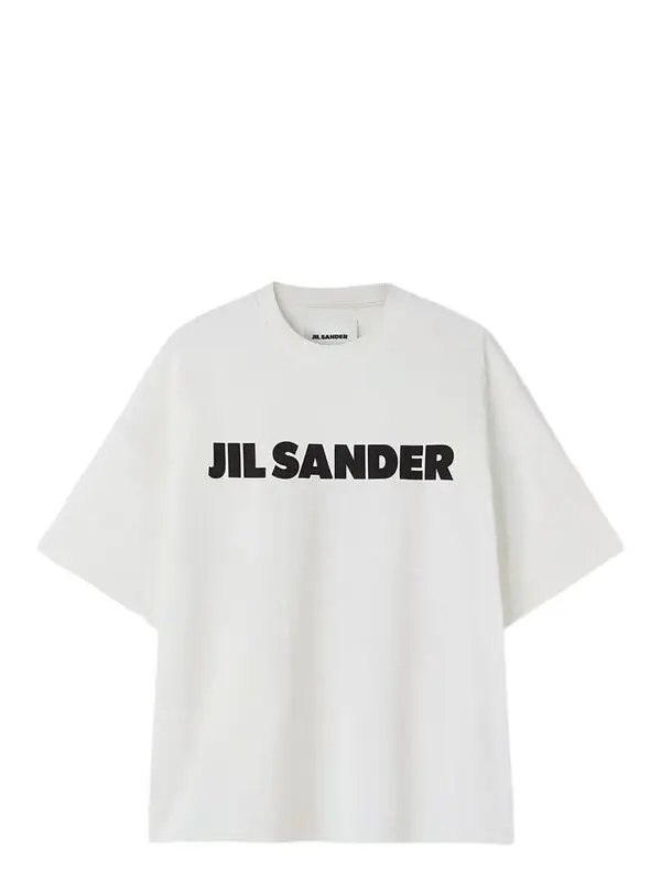 JIL SANDER Logo T-shirt - Neutrals