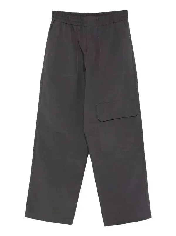 Maison Kitsuné Elasticated Cargo Trousers - Grey