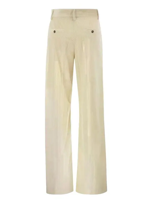 Max Mara Corduroy Wide-leg Trousers - Neutrals