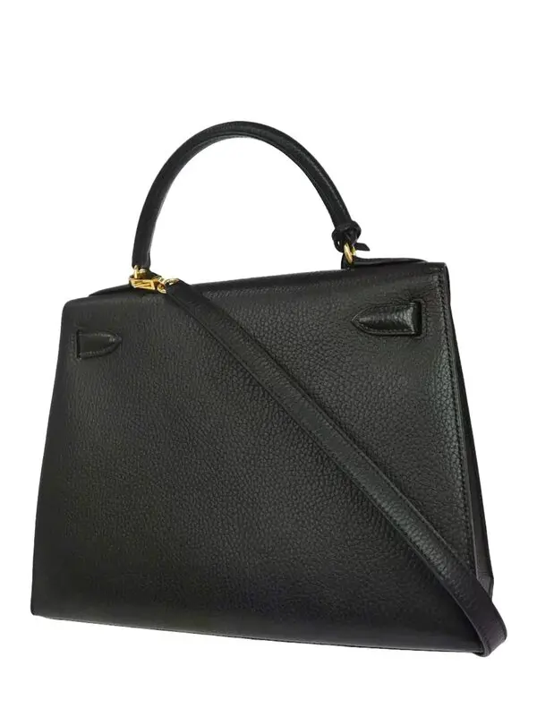 Hermès 1997 28 Kelly Sellier Tote Bag - Black