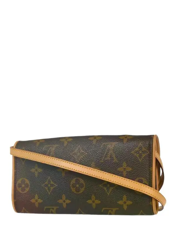 LOUIS VUITTON Monogram Pochette Twin Pm Shoulder Bag - Brown