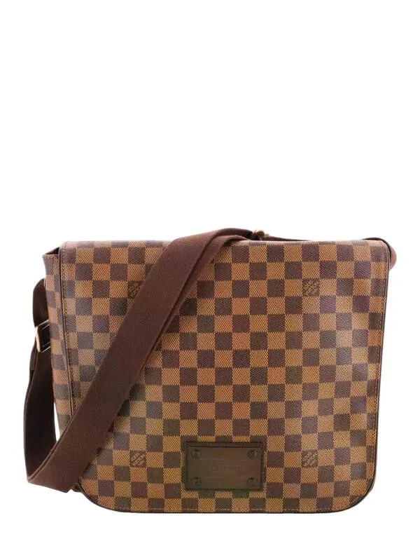 LOUIS VUITTON Brooklyn Handbag Damier Mm Crossbody Bag - Brown