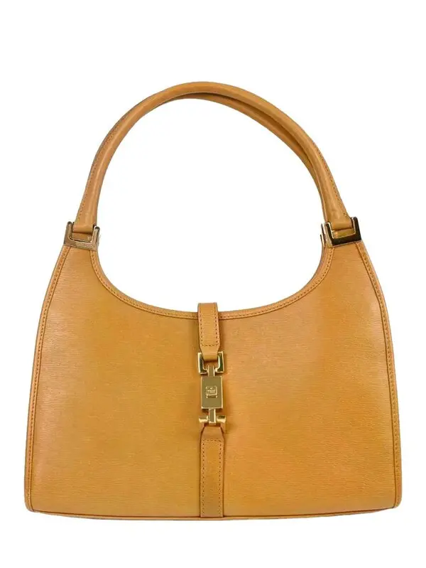Gucci Jackie Leather Tote Bag - Orange