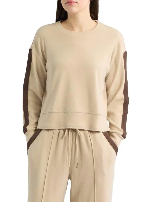 CITY BLUES Track Sweatshirt - Tan