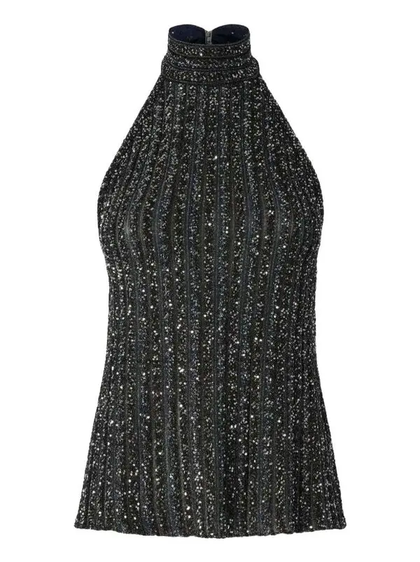 Missoni Sequin Halter Top - Multi