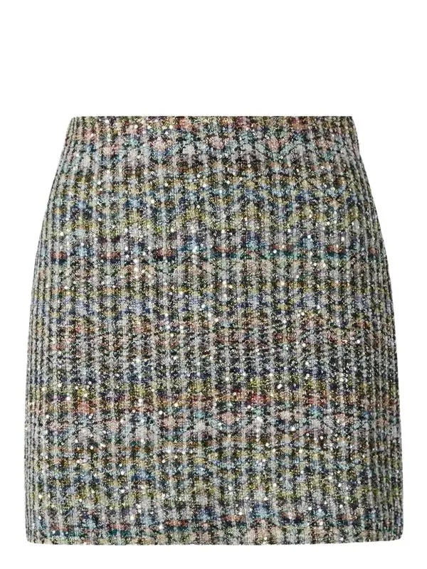 Missoni Sequin Chevron Miniskirt - Multi