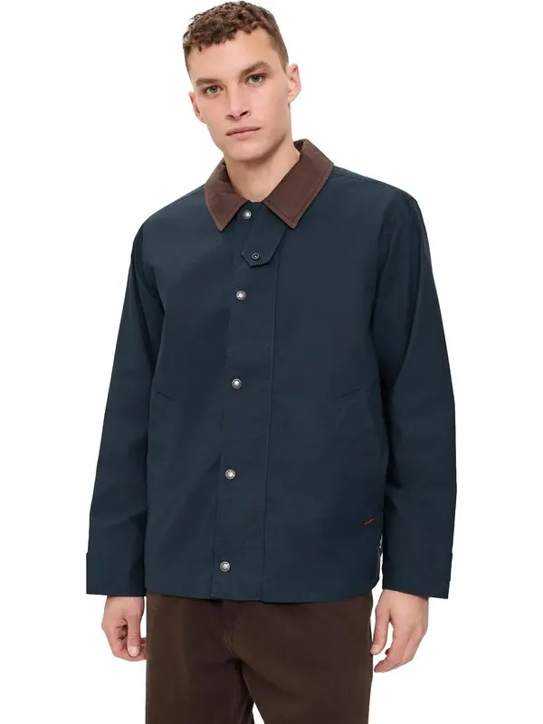 Filson Dry Wax Short Field Jacket - Navy