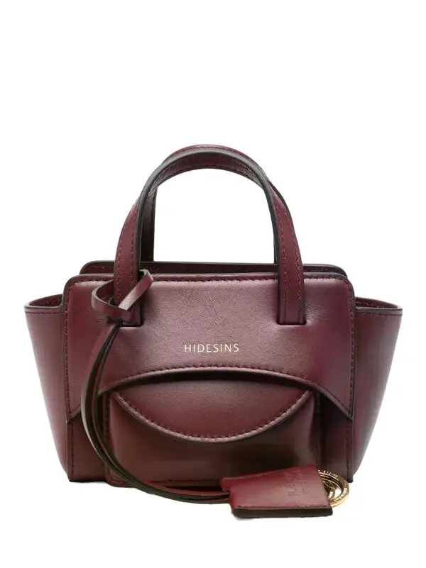 HIDESINS Logo-print Leather Mini Bag - Red