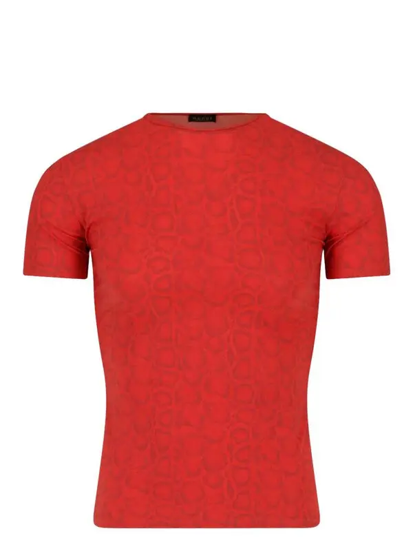 Gucci Animal Print T-shirt - Red