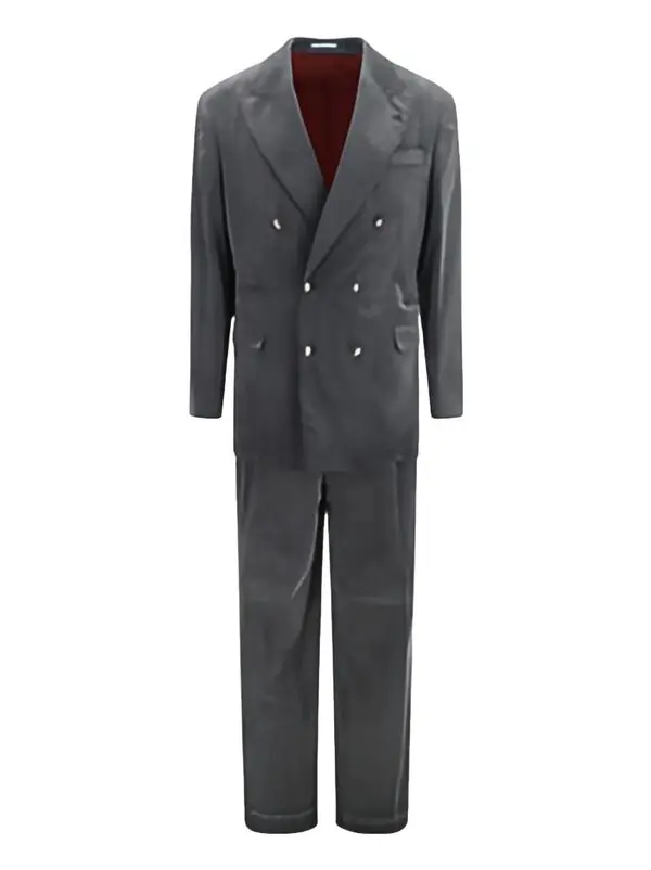 Brunello Cucinelli Double-breasted Suit - Multicolor