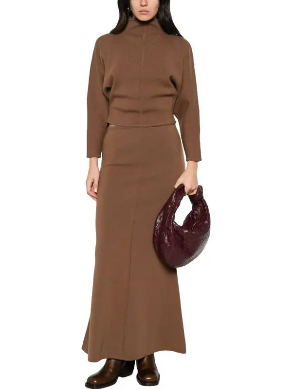 Max Mara Wool And Cashmere Turtle-neck Sweater - Multicolor