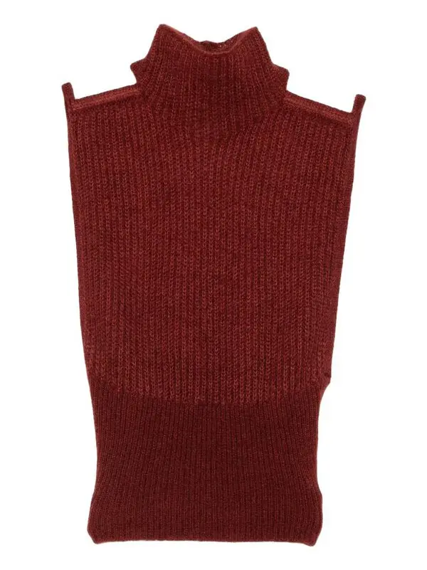 Max Mara Wool High-neck Vest - Multicolor