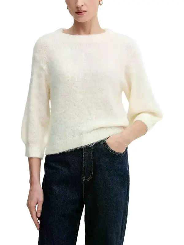 BENETTON Balloon-sleeve Sweater - Neutrals