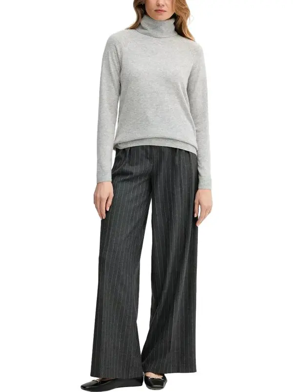 BENETTON Roll-neck Sweater - Grey
