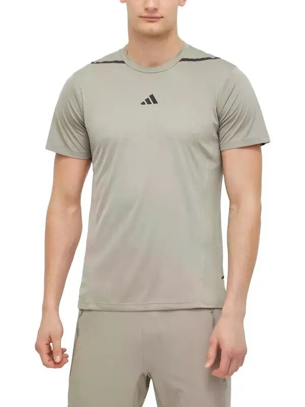 Adidas Designed For Training Workout Tee - Grey