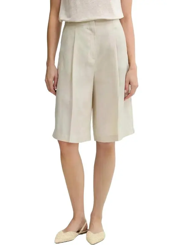 BENETTON Knee-length Tailored Shorts - Neutrals
