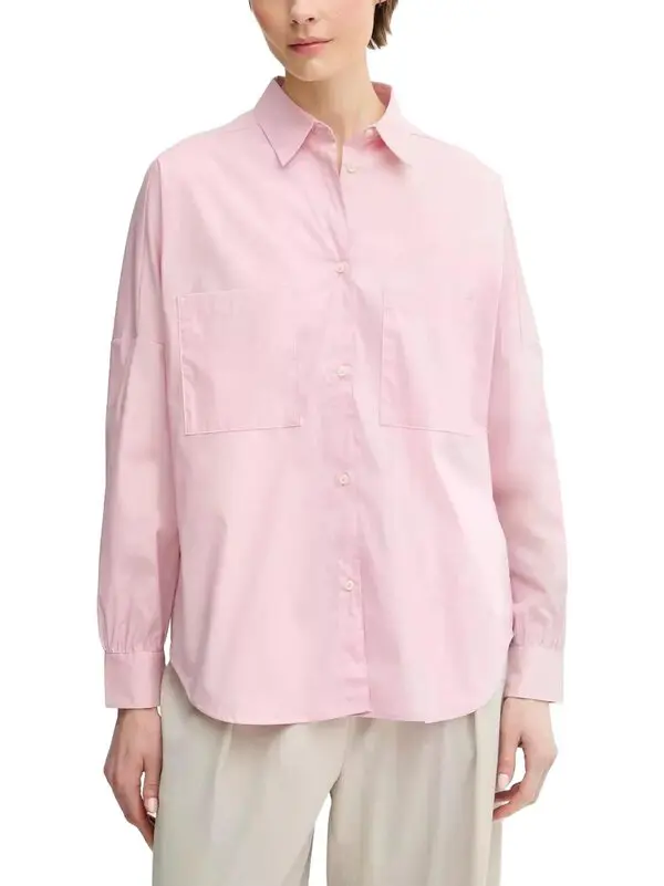 BENETTON Patch-pocket Shirt - Pink