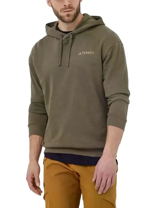 Adidas Terrex Logo Hoodie - Green