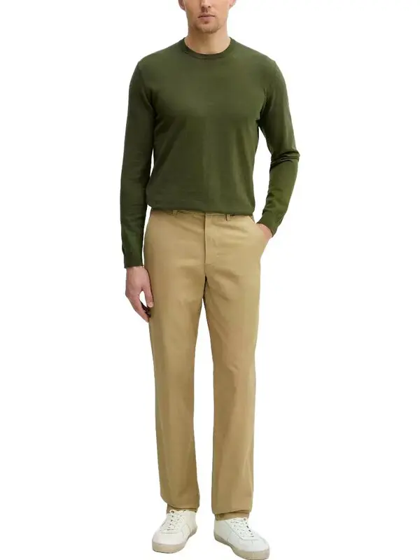 BENETTON Crew-neck Long-sleeve Jumper - Green