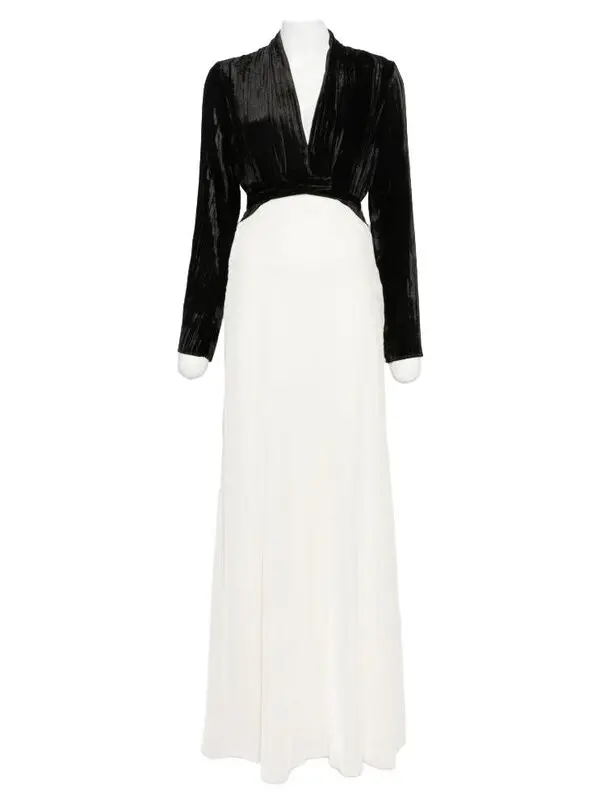 FORTE_FORTE Velvet Long Dress - Multicolor