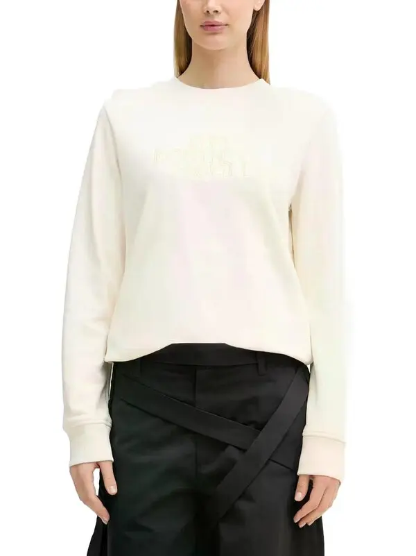 The North Face Light Drew Peak Logo-embroidered Sweatshirt - Neutrals