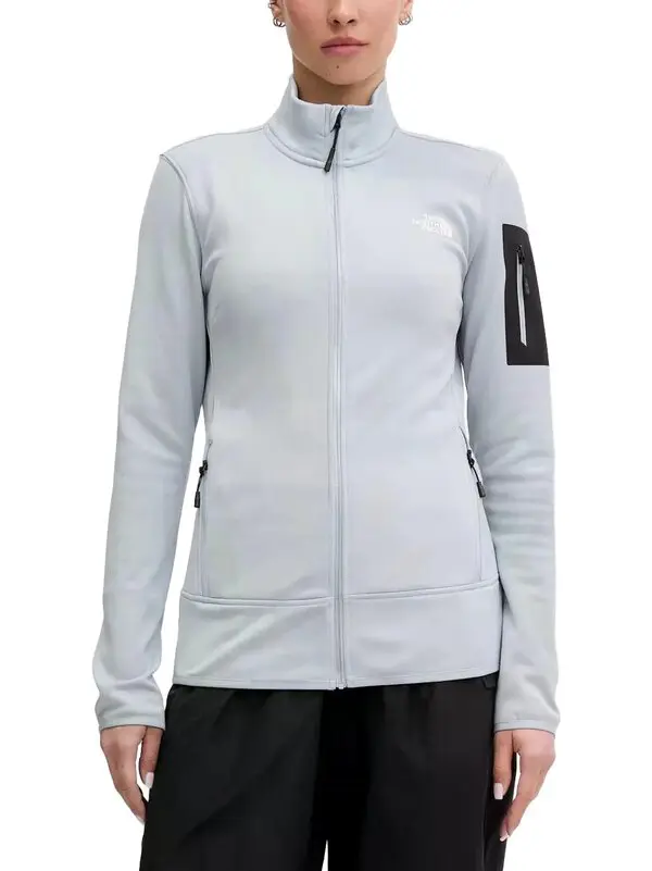 The North Face Logo-print Zip-fastening Jacket - Blue