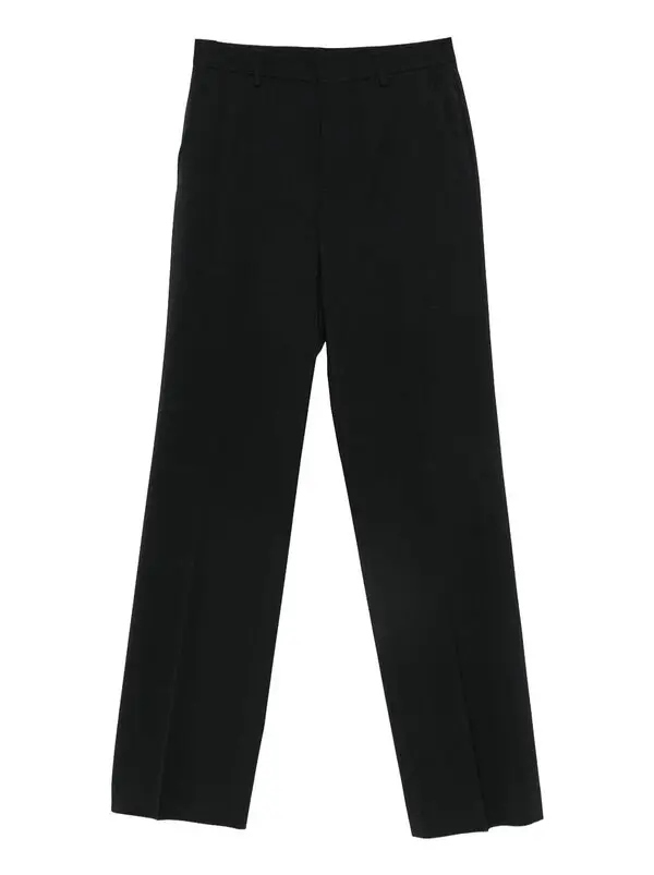 CELLAR DOOR Dora Tailored Wool Trousers - Black