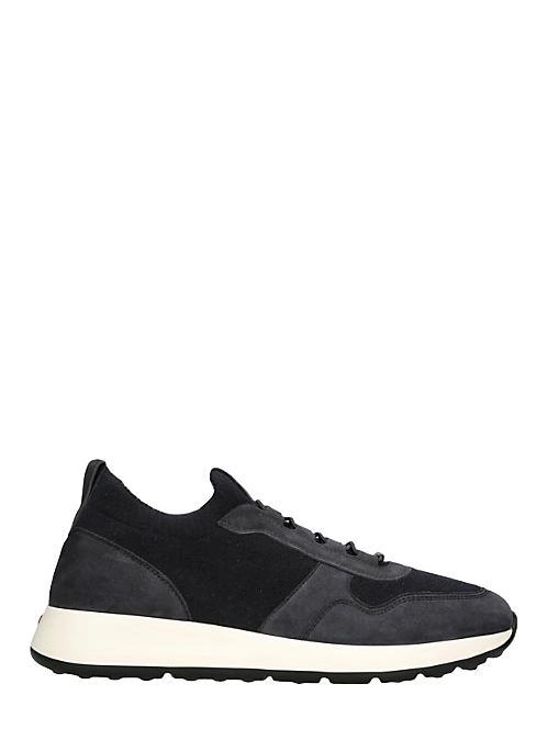 TOD'S Sportivo 79k Calzino Knitted And Suede Trainers - Black