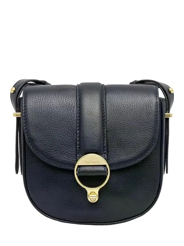 Barbour Elm Leather Crossbody Bag - Blue