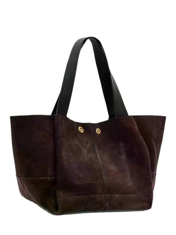 ALLSAINTS Rosalie Suede-finish Tote Bag - Brown